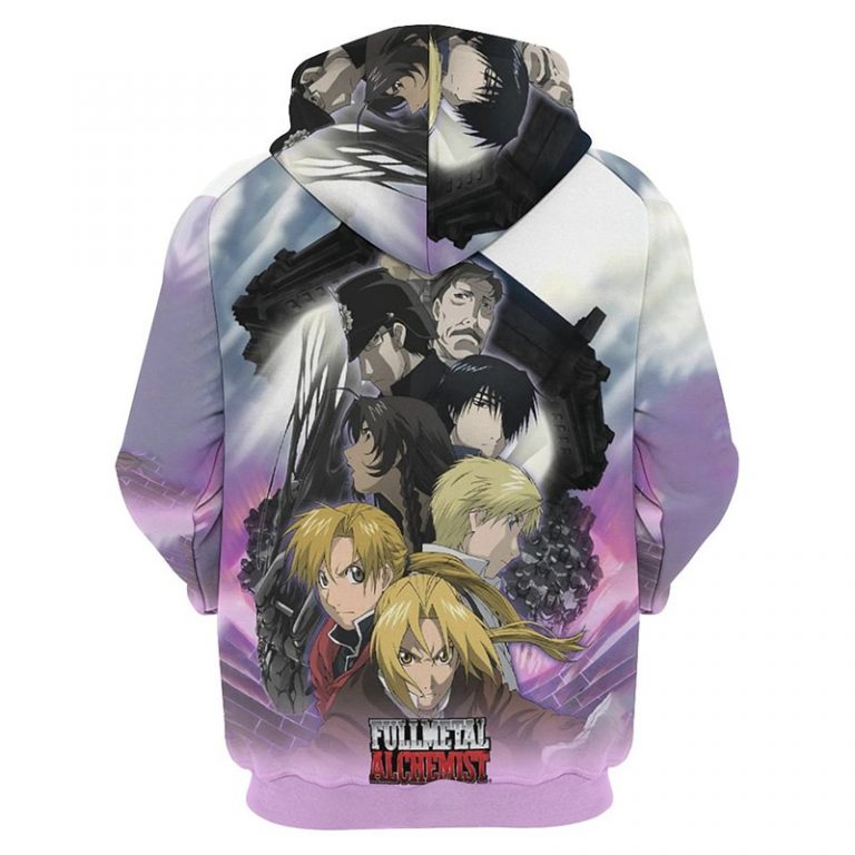 Fullmetal Alchemist Edward Elric Graphic Hoodie - Fullmetal Alchemist Merch